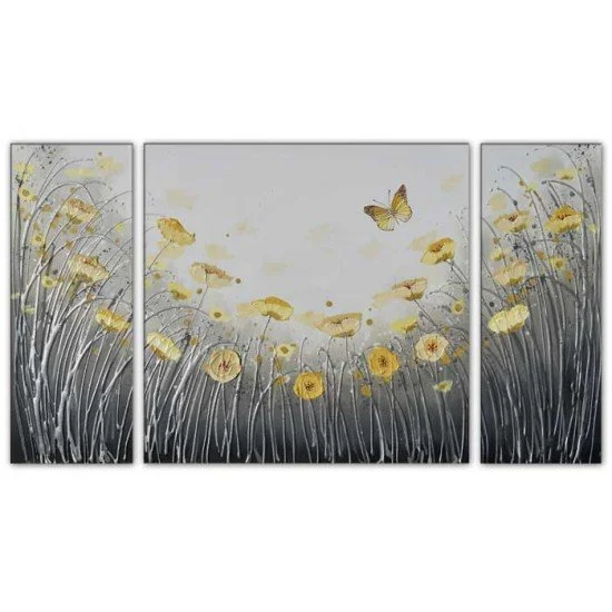 Original painting Yellow Butterfly Dance A. Dagg